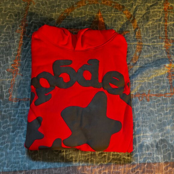 Sp5der | Shirts | Sp5der Beluga Red Hoodie | Poshmark